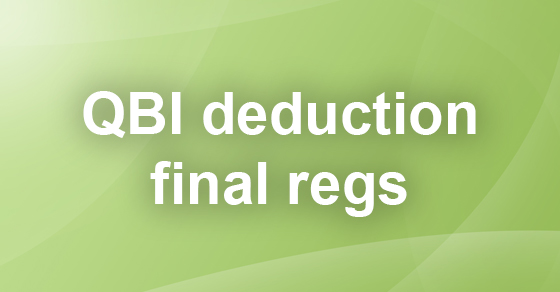 QBI Deduction Final Regulations | Cg Tax, Audit & Advisory